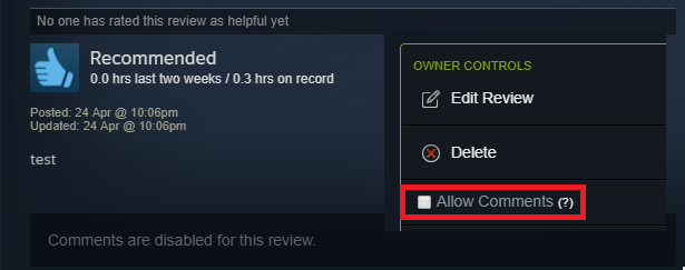Steam reviews now have comments disabled by default | VG247
