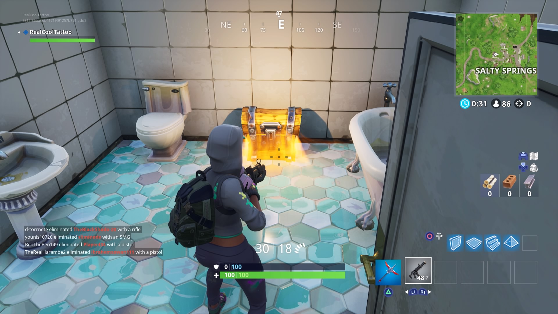 Fortnite: Search Chests in Salty Springs - Every possible chest spawn ...
