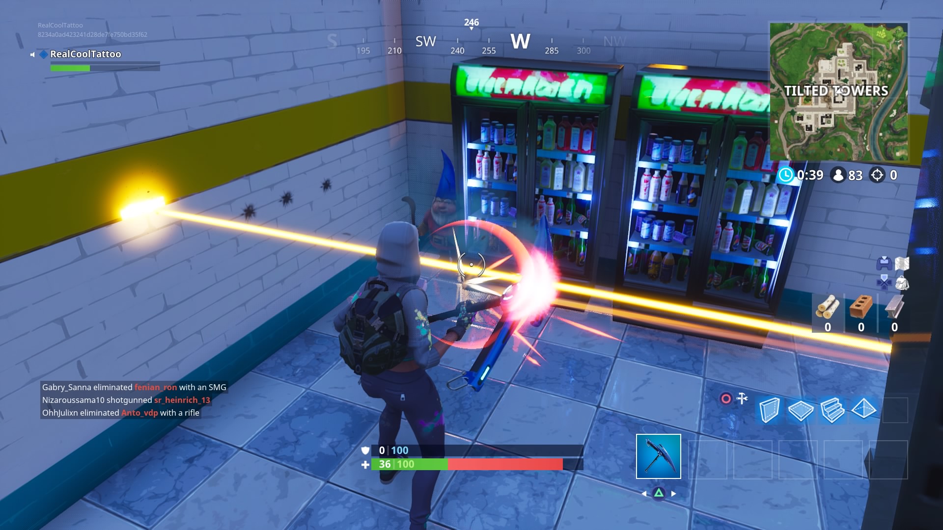 Fortnite Tilted Towers Gas Station - Fortnite Season 9 Loading Screen
