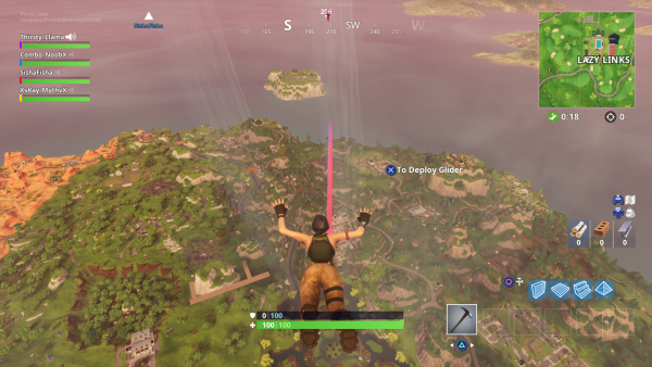 Fortnite: how to skydive through floating rings | VG247
