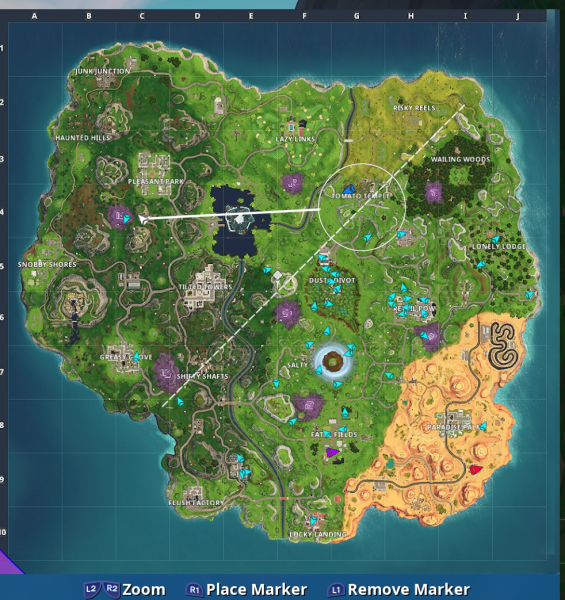 Fortnite's floating island is on a rampage around the map | VG247
