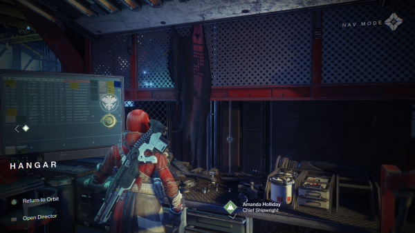 Destiny 2: Forsaken - Cayde-6's cloak is hanging in Holliday's hangar ...