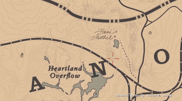 RDR2: Shack locations