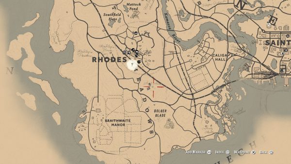 RDR2: Shack locations