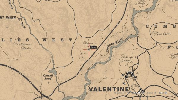 RDR2: Shack locations