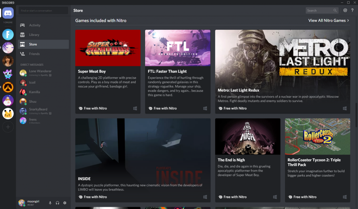 Discord Store beta now available for all users alongside Nitro game ...