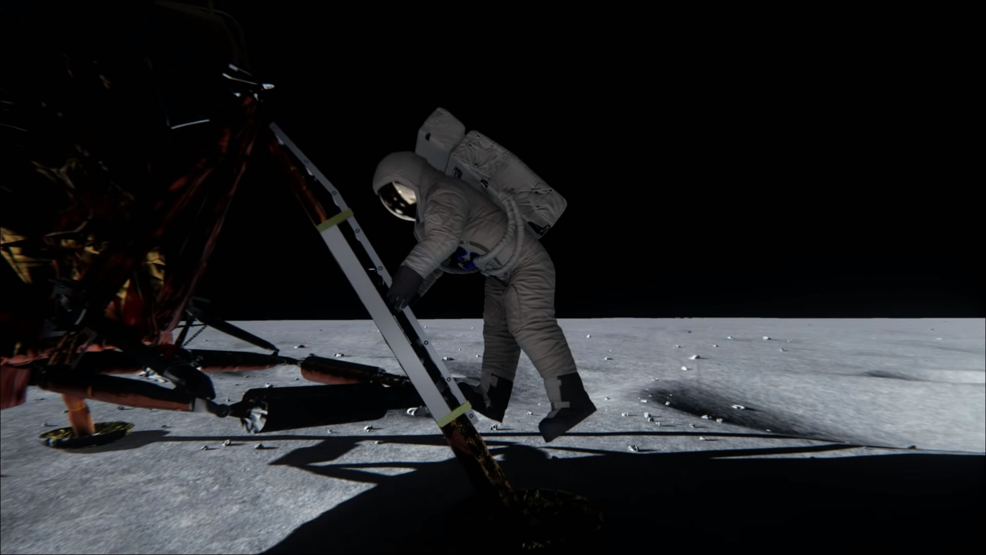 Nvidia uses its ray tracing tech to confirm the moon landing wasn't faked | VG247