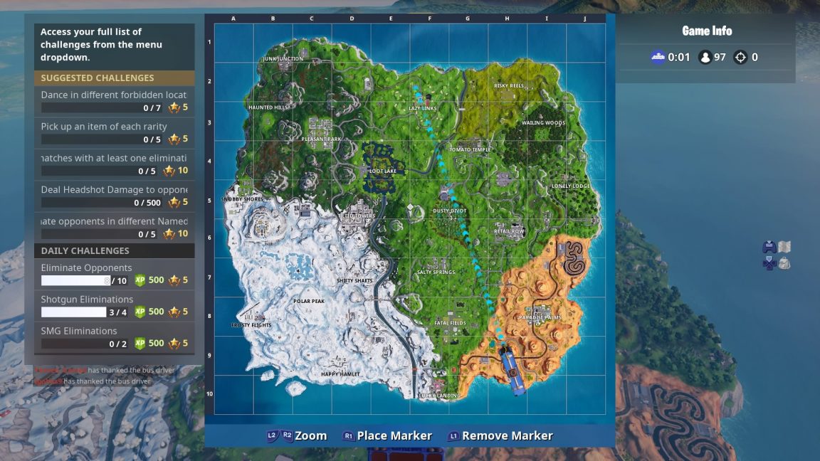 Fortnite Season 7 map changes - Iceberg Biome, Frosty Flights, Polar ...
