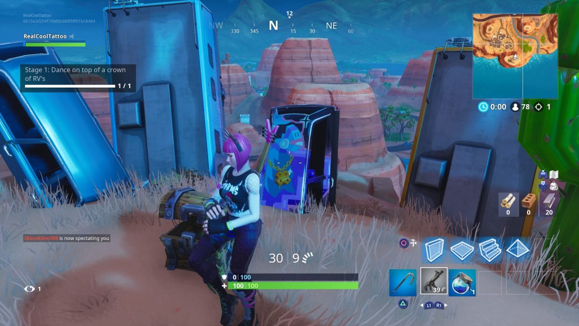 Fortnite: Dance on top of a crown of RVs, Metal Turtle, and a Submarine ...