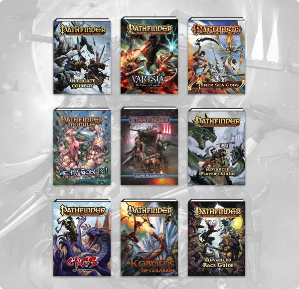 A huge stack of Pathfinder RPG manuals are available from $1 in the ...