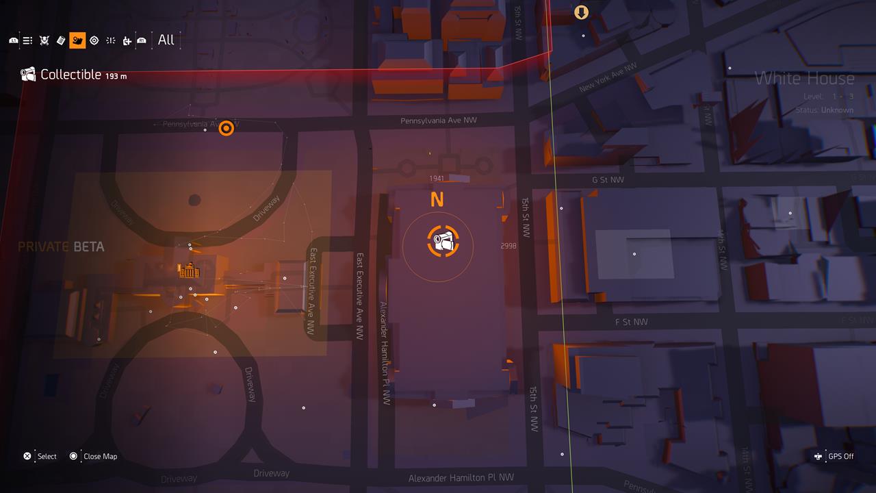 The Division 2: JTF Comms location information