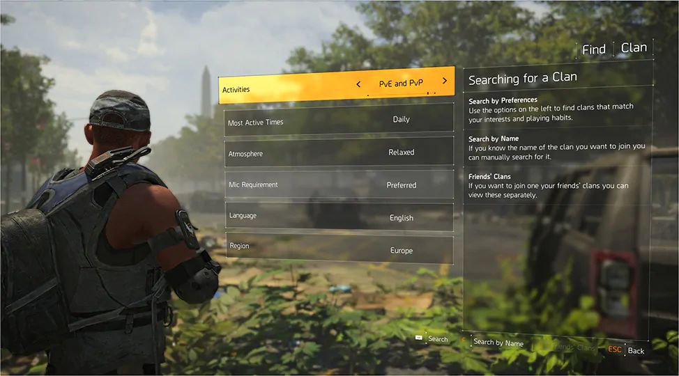 The Division 2 Clan system lets you create and manage a group of Agents ...
