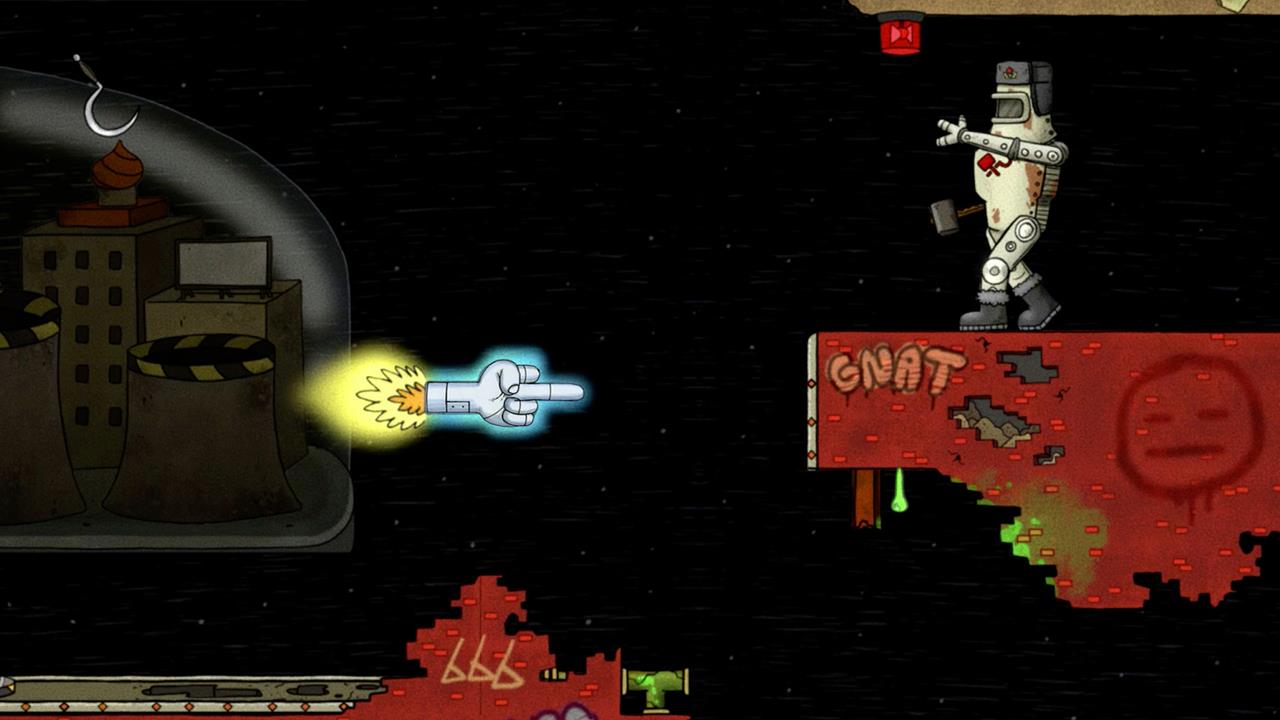 Freedom Finger is a traditional schmup with a star-studded solid