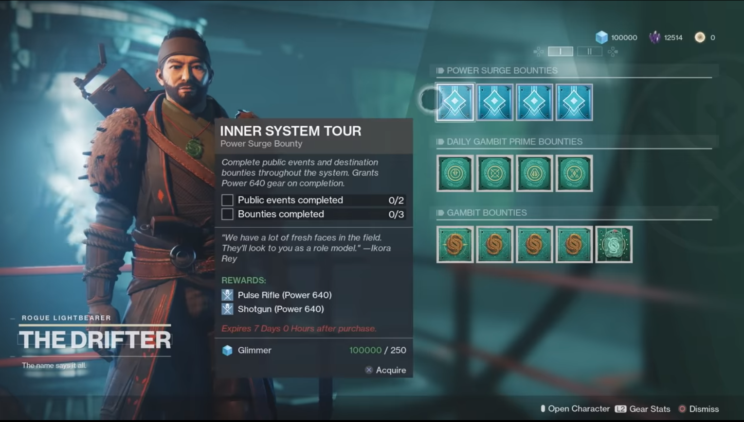 Destiny 2: Season of the Drifter – begin time, Gambit Prime, Pinnacle ...