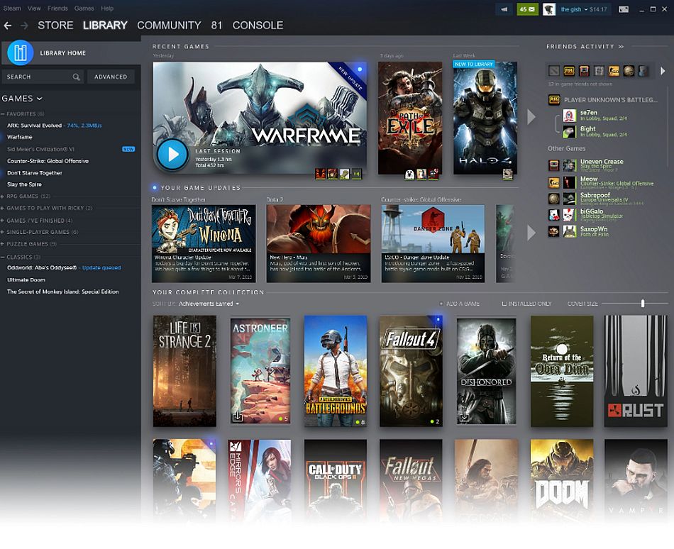 Steam library redesign and occasions web page to streamline the ...