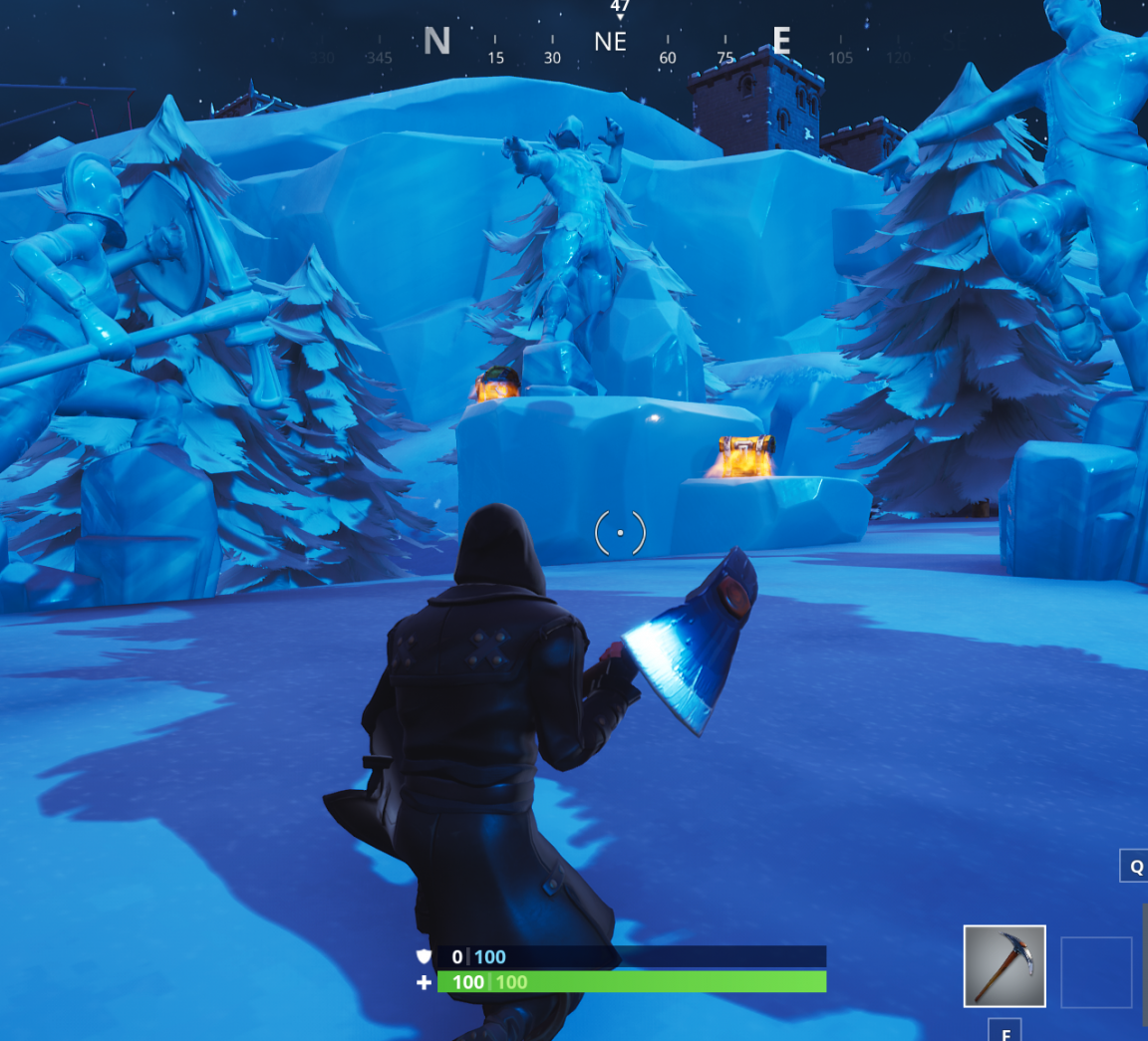 Fortnite: search the place the magnifying glass sits on the Treasure ...