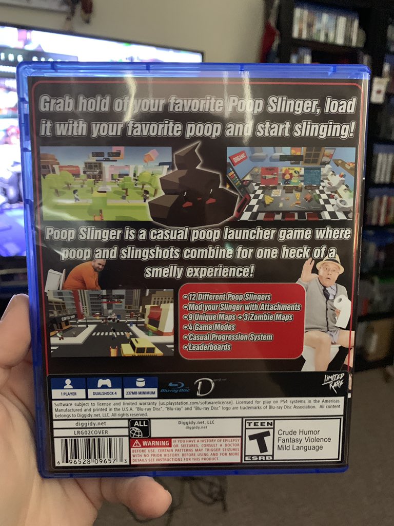 The rarest PS4 game is known as Poop Slinger – and it supposedly ...