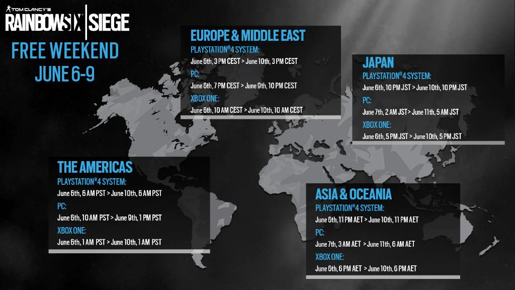 Rainbow Six Siege is free to play this weekend on PC, PS4, and Xbox One ...