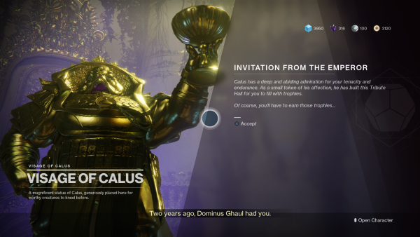 Destiny 2: Tribute Hall - how to get started and earn Tributes | VG247