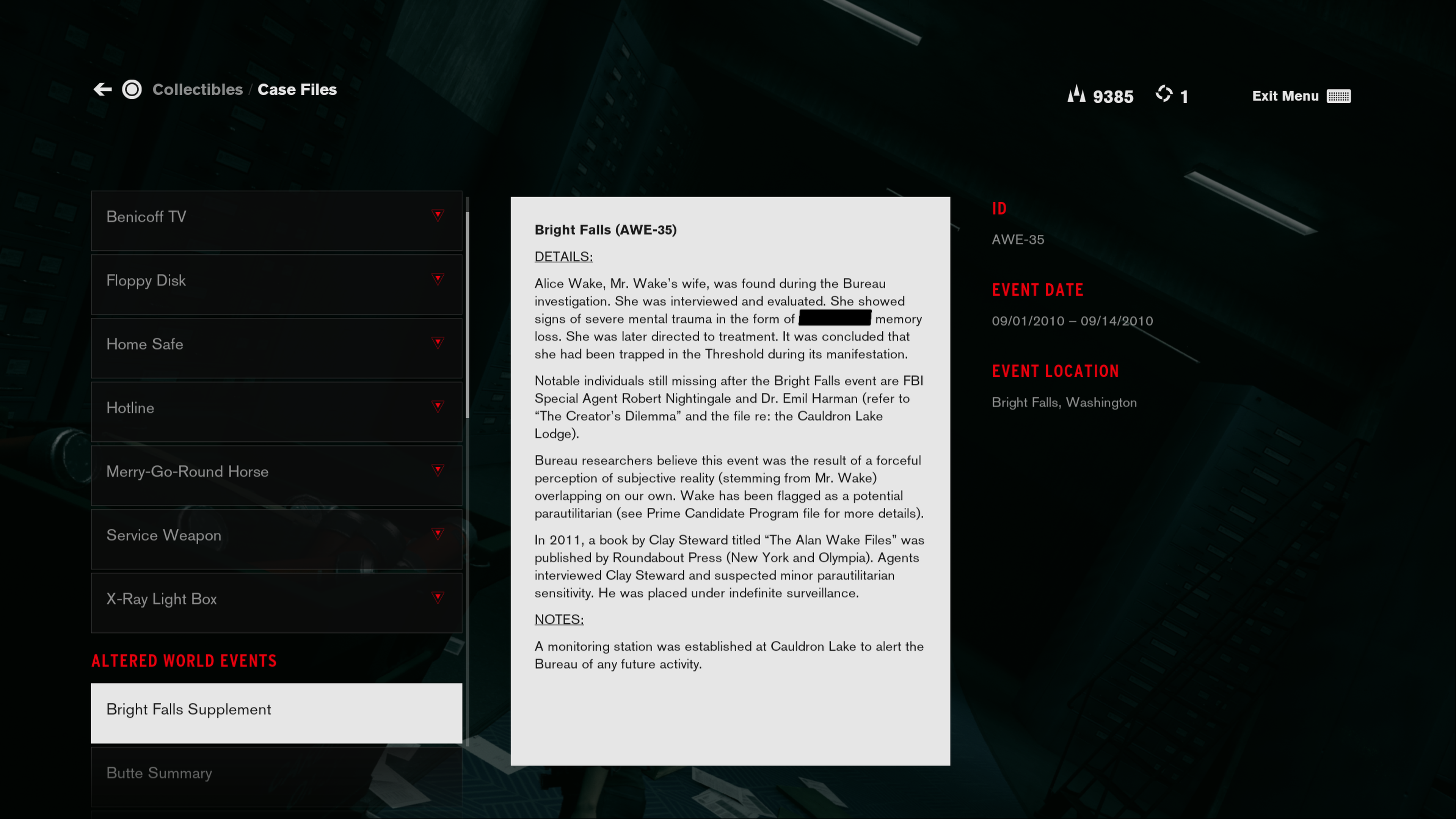 Here's the brilliant Alan Wake easter egg in Control and how to find it ...