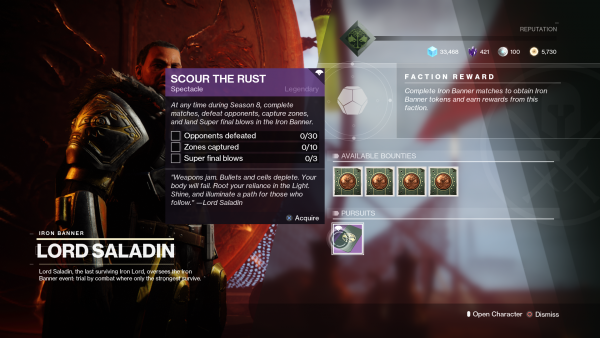 Destiny 2: Iron Banner - Scour the Rust guide | VG247