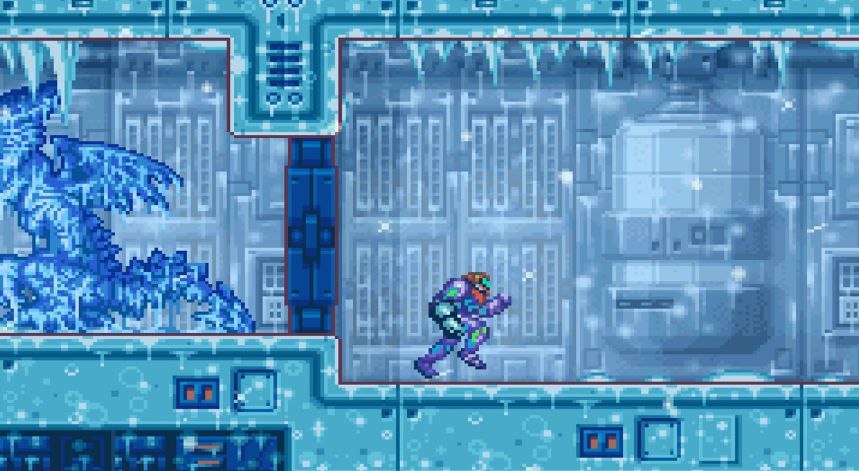 Metroid Fusion recreated in vanilla Minecraft is basically cool