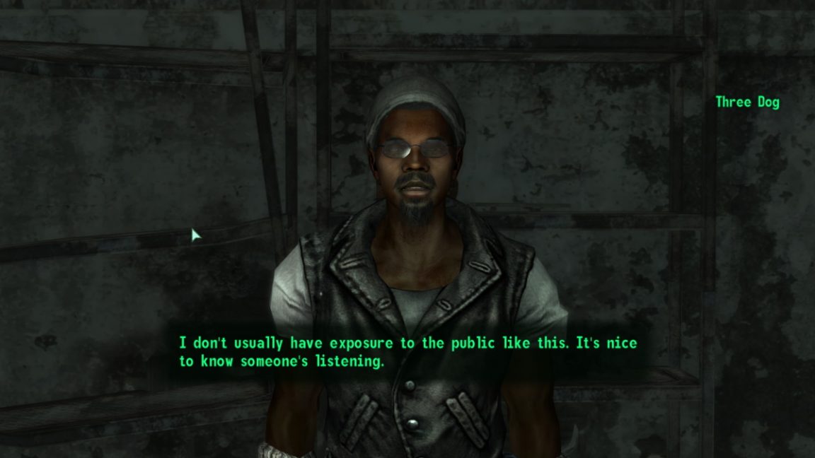 In times of isolation, Fallout 3's Three Dog has got your back | VG247