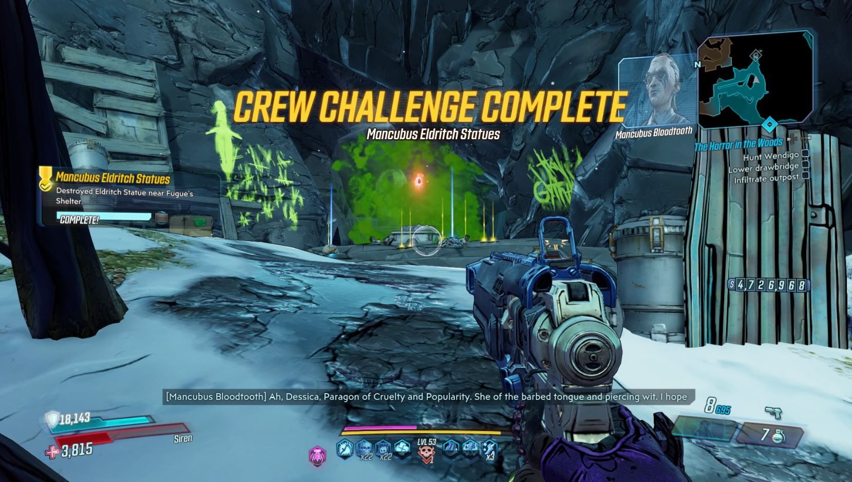 Borderlands 3: Mancubus Eldritch Statues areas