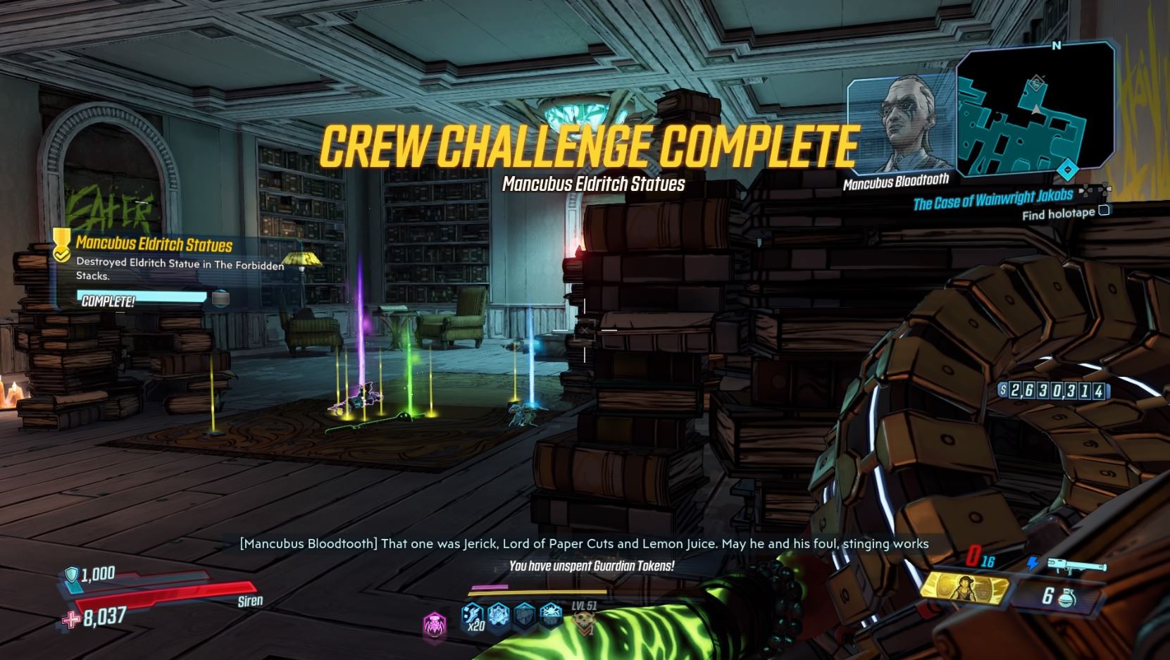 Borderlands 3: Mancubus Eldritch Statues areas