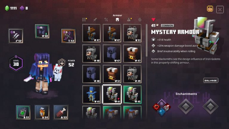 Minecraft Dungeons Best Armor – Which set do you have to select?