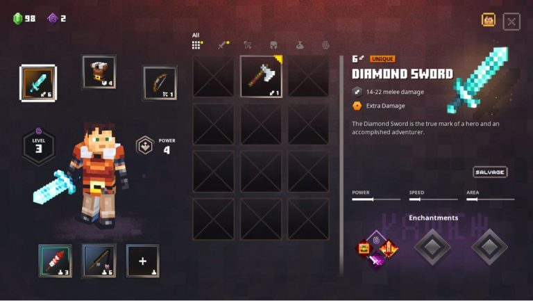 Minecraft Dungeons Best Weapons – How to get legendary Unique Weapons ...