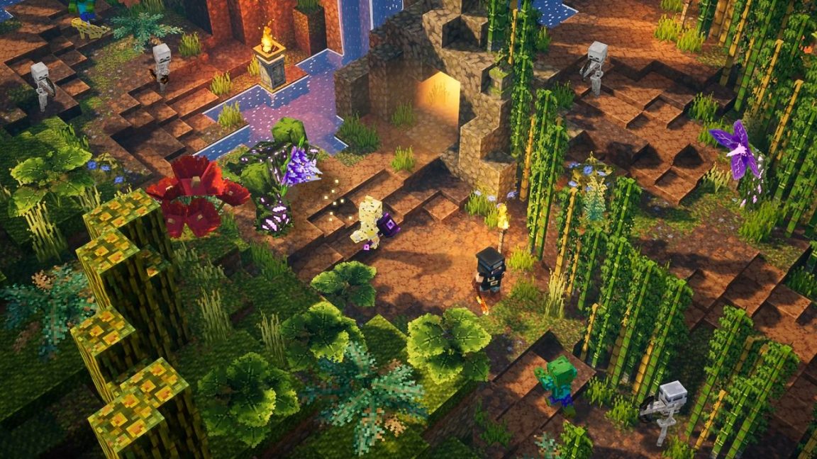 First Minecraft Dungeons DLC out in July, cross-platform play coming as ...