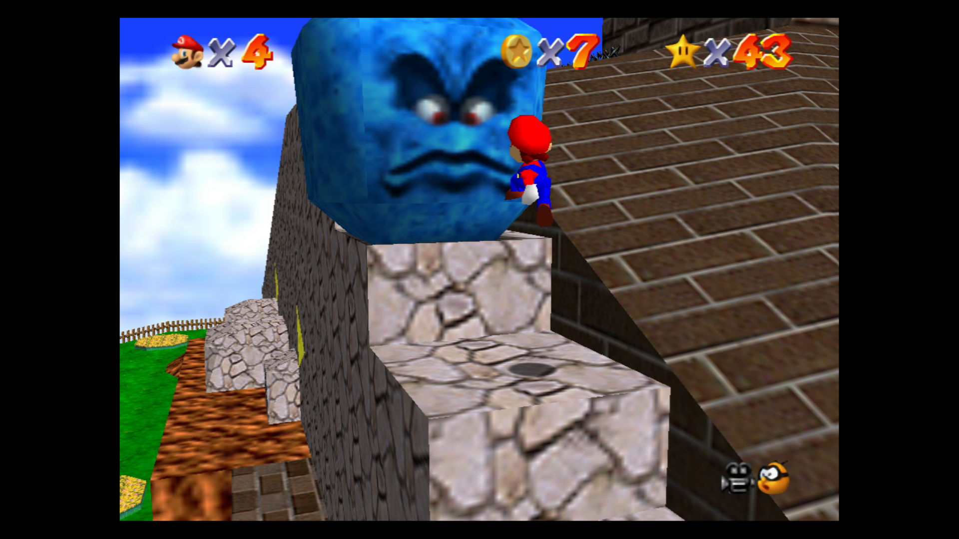 Super Mario 64: Whomp's Fortress Stars - Shoot into the Wild Blue ...