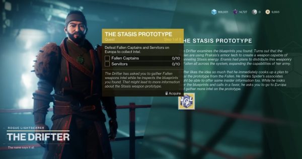 Destiny 2: Beyond Light Stasis Prototype Quest- How to get the ...