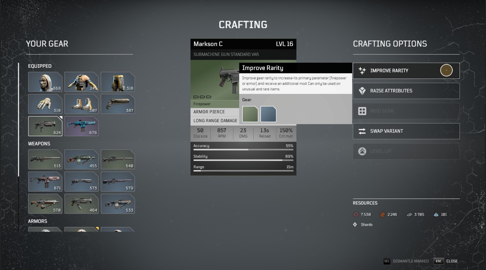 Outriders Crafting | How upgrade and level up your gear | VG247