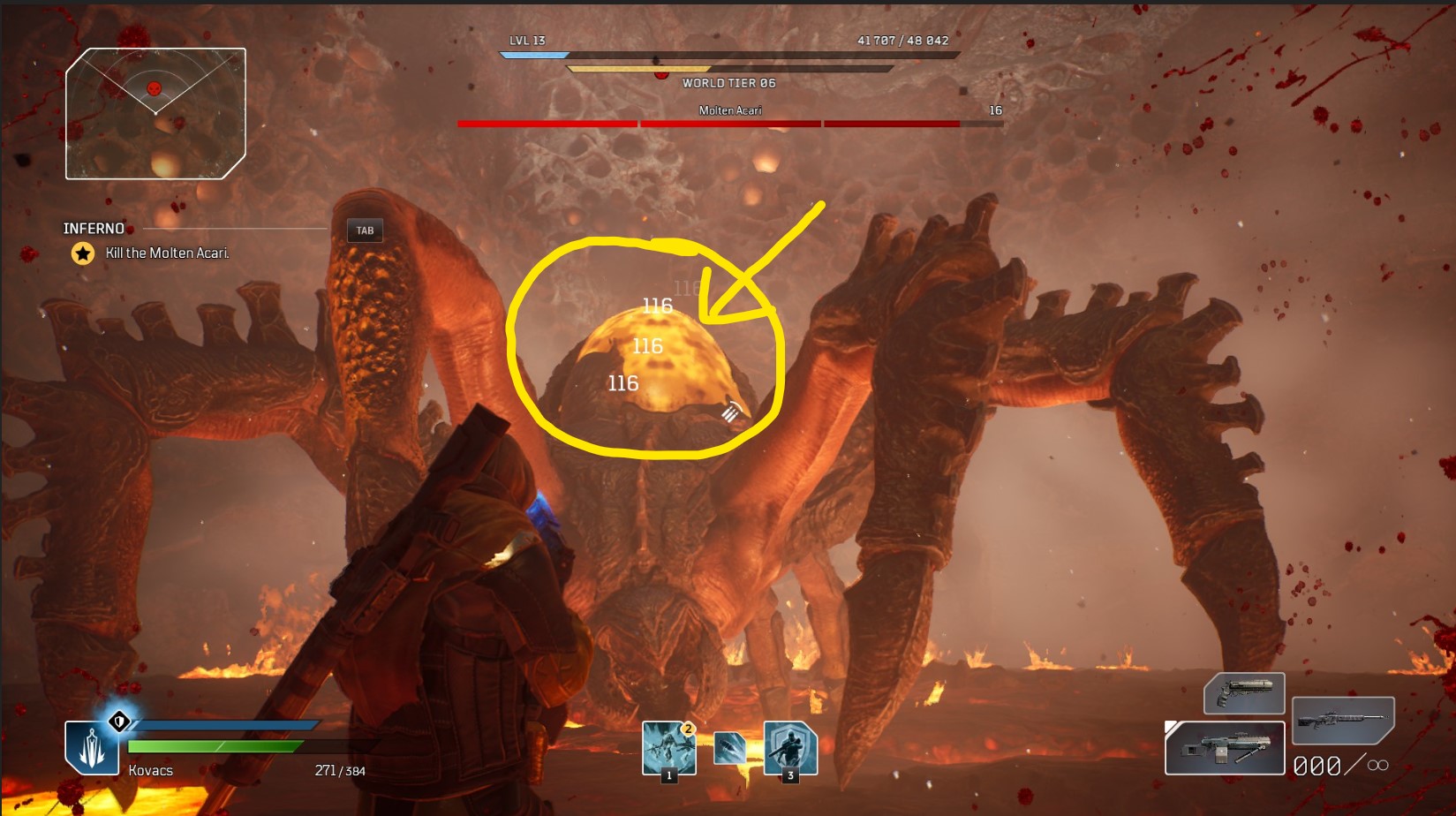 Outriders Molten Acari | How to beat the Volcano boss | VG247